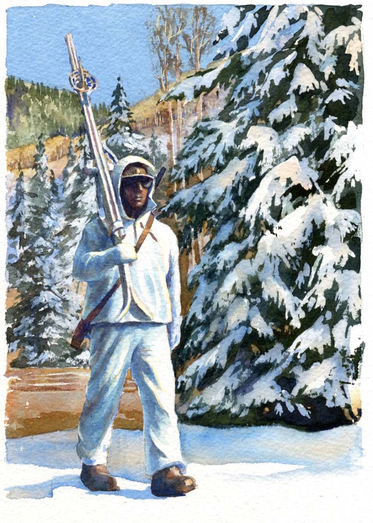 10th Mountain Division Ski Trooper Memorial - Mount-N-Frame